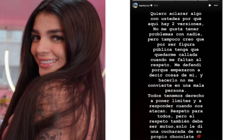 Karely Ruiz exhibe a usuaria que criticó a su hija y la disputa escala ...